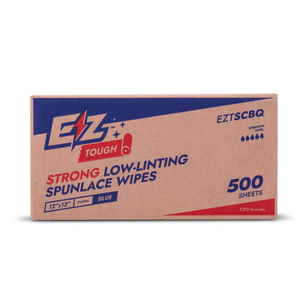 Industrial Spunlace Wipes | EZ Tough | Strong Low-Linting Wipers