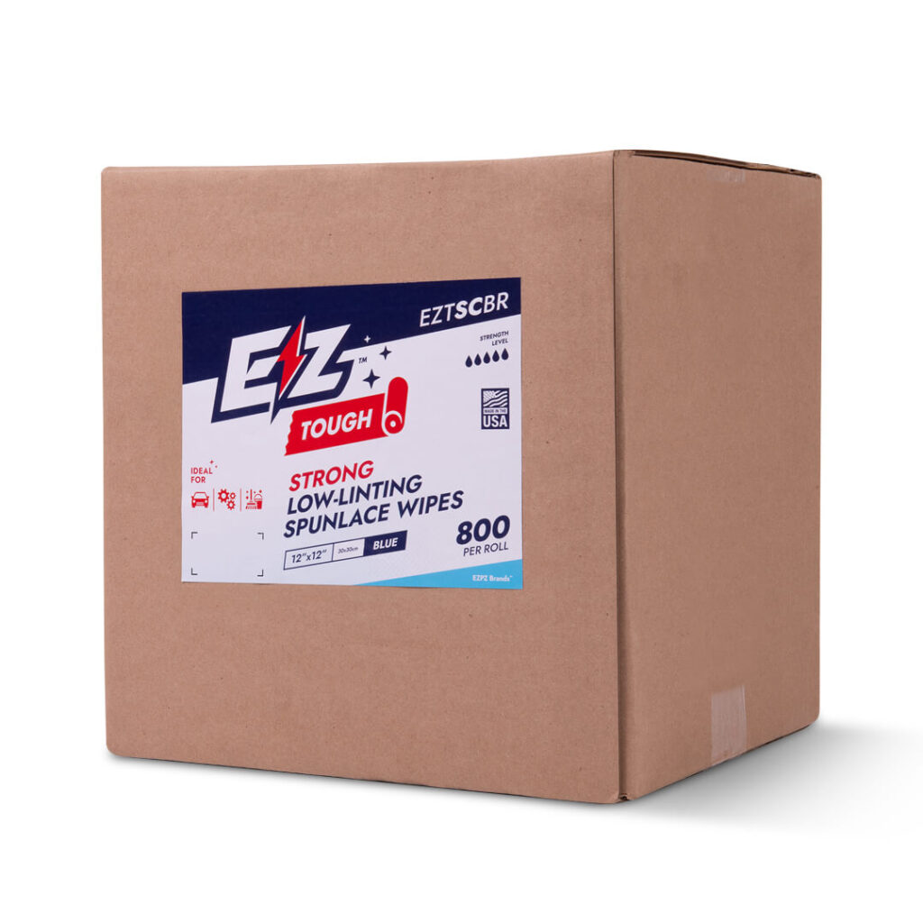 Industrial Spunlace Wipes | EZ-Tough | Strong Low-Linting Wipers